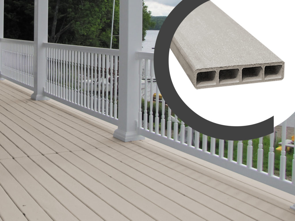 Regular deck board (Geodeck) - Camémat